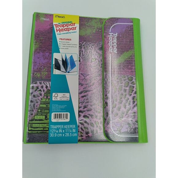 Mead | Office | Trapper Keeper Binder Portfolio Folder 22 Mead Retro ...